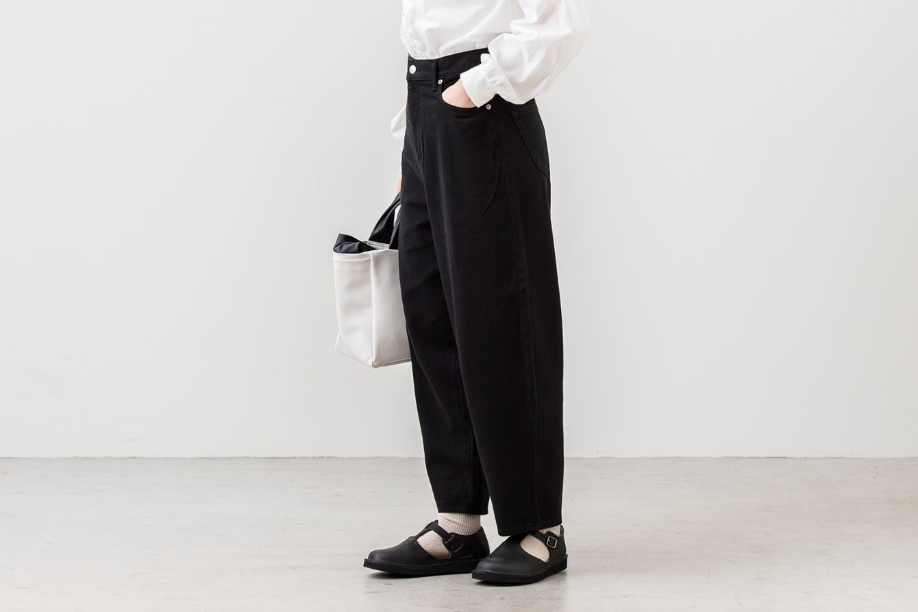 caqu(サキュウ) カラーリネンバレルパンツ | みにつけるもの | クロワッサンの店 ONLINESHOP